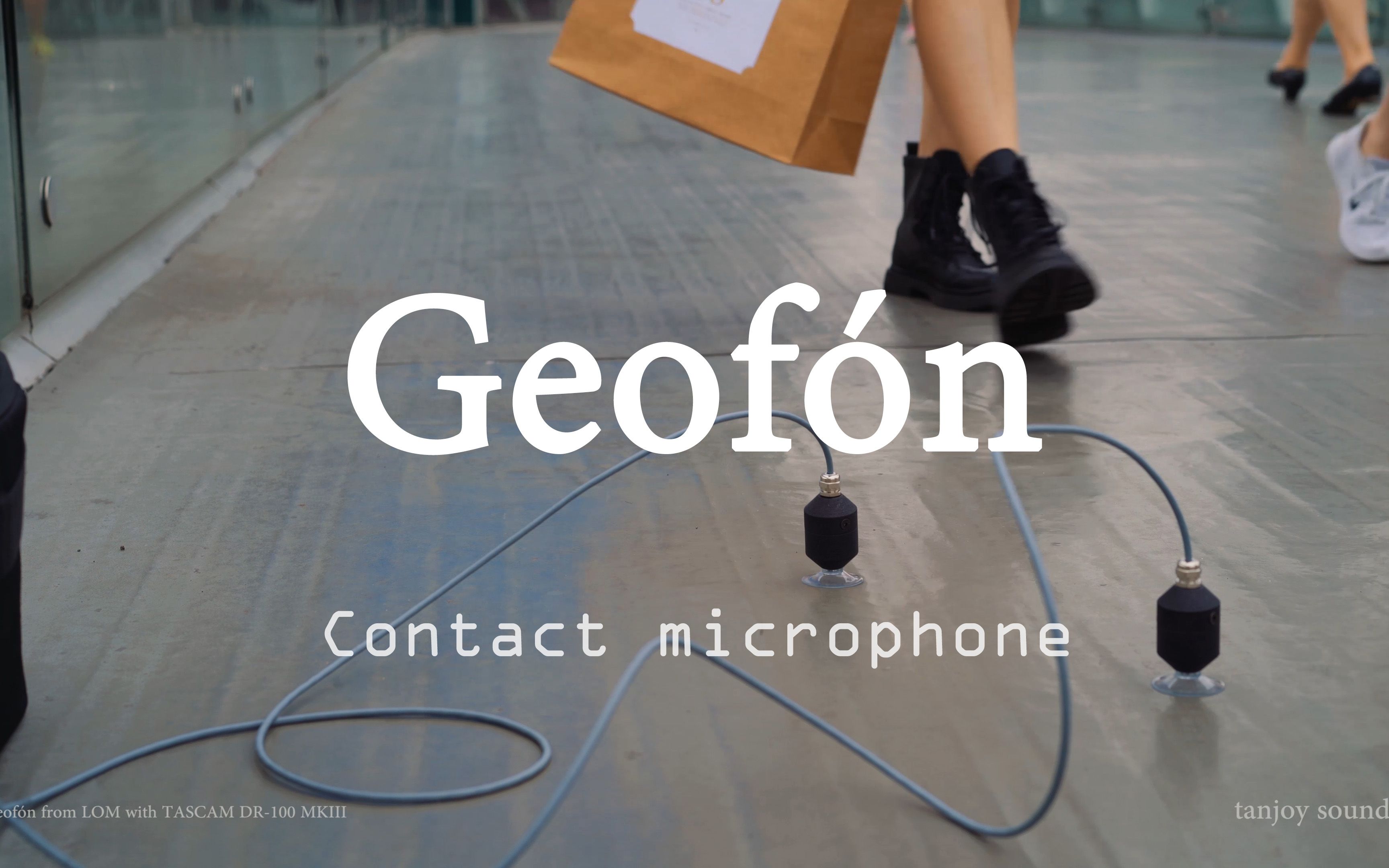 Field Recording LOM Geofon Stereo Set 接触式麦克风录音测试_哔哩哔哩_bilibili