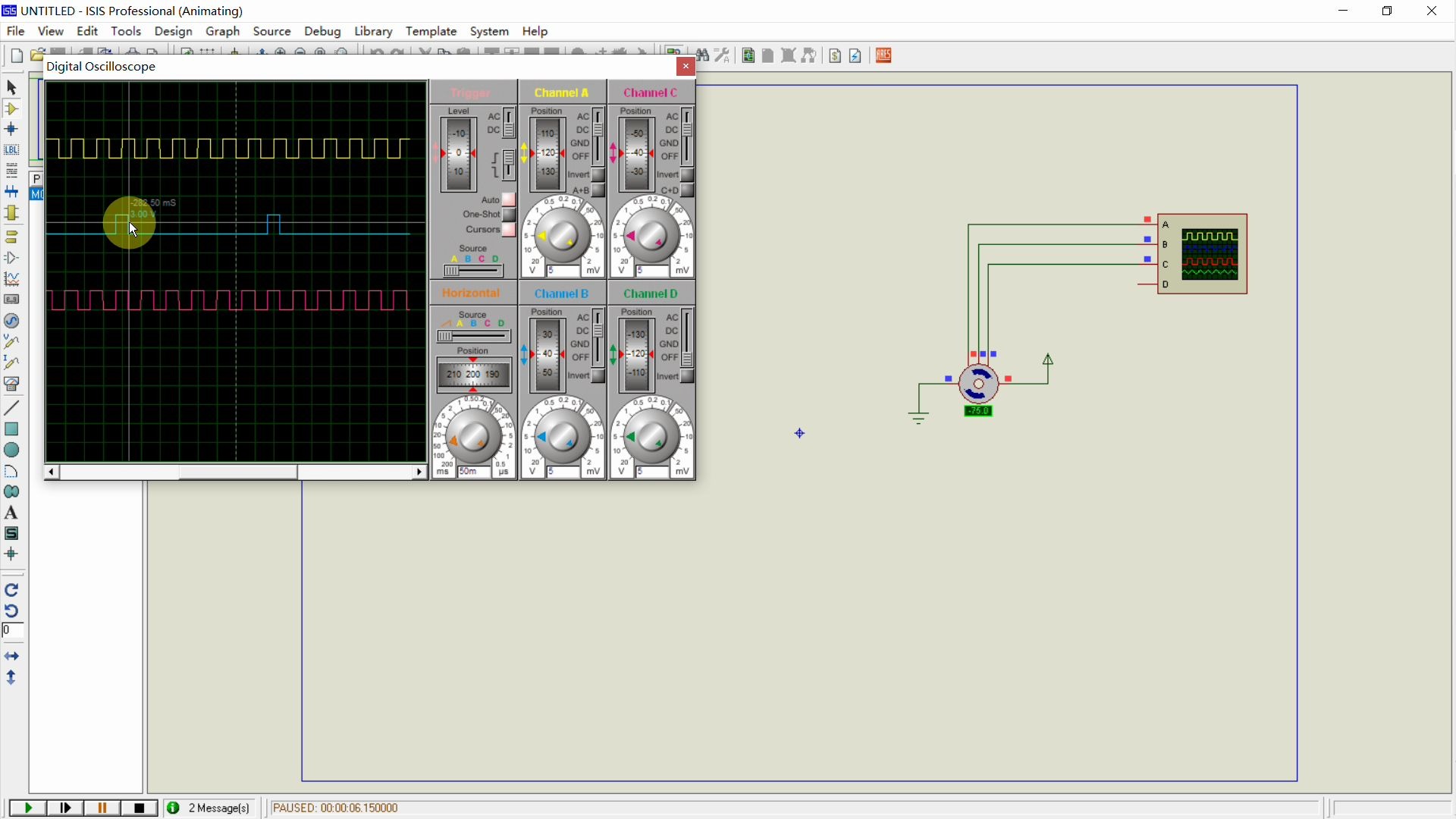 《单片机实践项目》之（51单片机）proteus中带编码信号的电机的详细讲解及电路图绘制（motor encoder）(107)_哔哩哔哩 ...