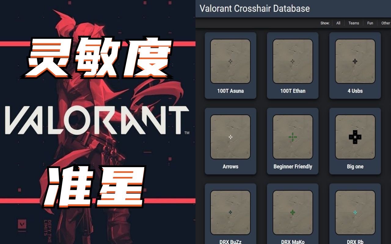 如何在瓦罗兰特里找到最适合自己的灵敏度和准星？_VALORANT