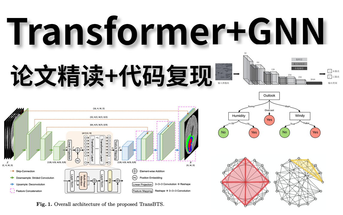 巅峰之作！【Transformer+GNN】Transformer在医学分割领域应用与拓展精讲！GNN图神经网络底层原理解读！论文精讲+代码 ...