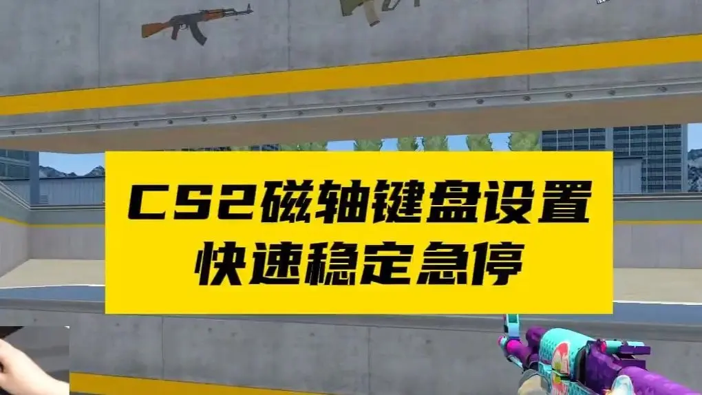 CS2玩家磁轴键盘设置教学让你快速稳定的急停提升操作水平_哔哩哔哩_bilibili