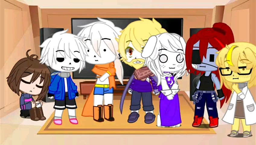 undertale react to The Villain Sans Squad