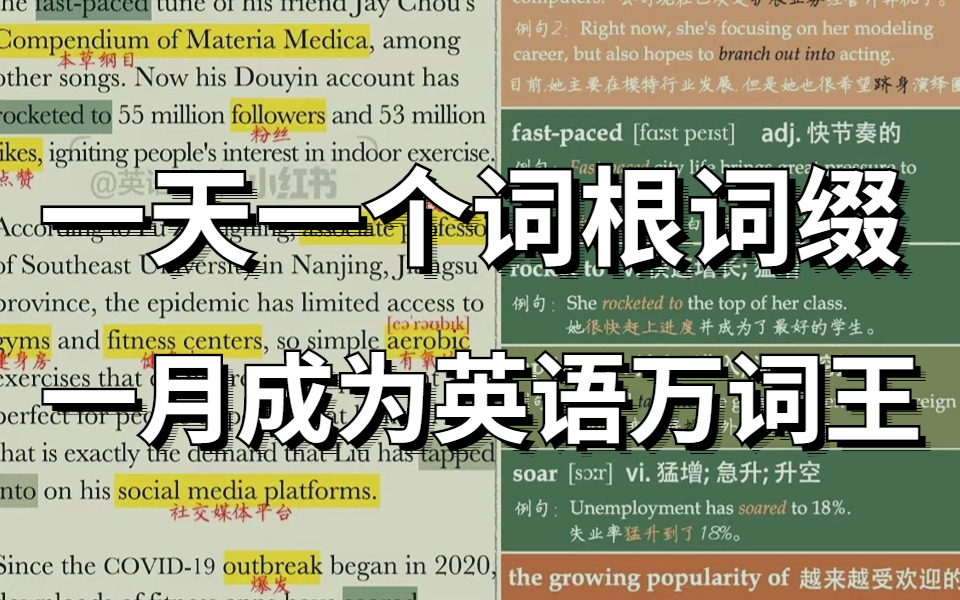 这可能是b站最好的单词记忆视频,英语全能王教你学英语 快速提升你的词汇量词 哔哩哔哩eoi 1438