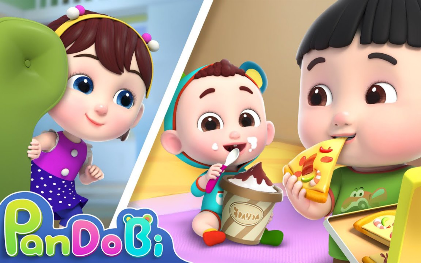 【Super PanDoBi童谣&儿歌】Baby Loves Snacks Song_哔哩哔哩_bilibili