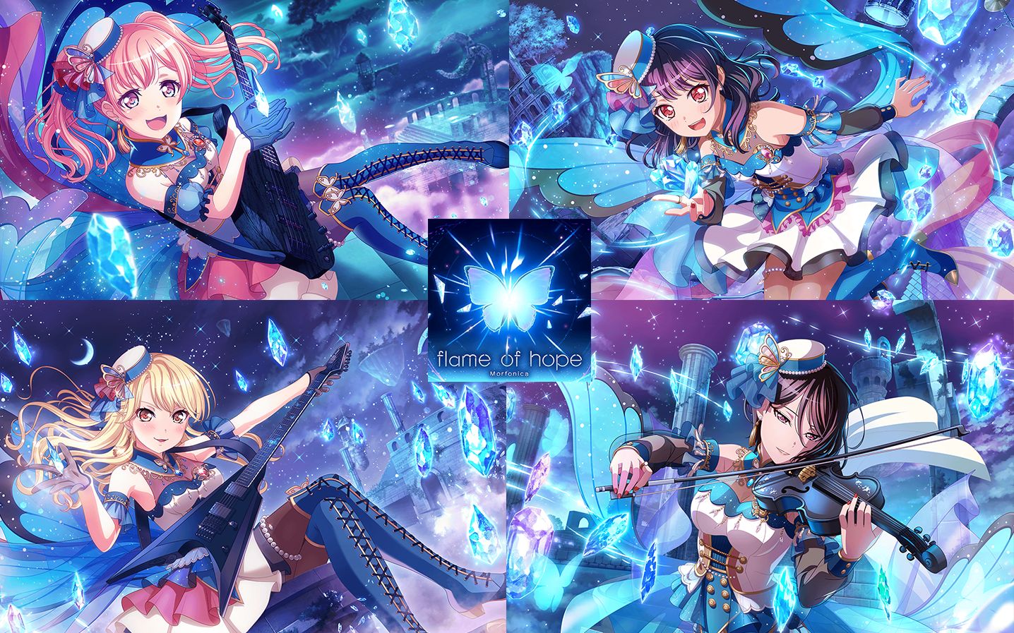 Morfonica新曲「flame of hope」_哔哩哔哩_bilibili