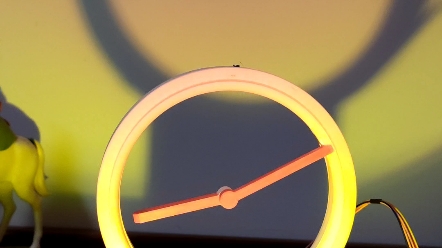 3D打印镂空时钟 空心时钟 悬浮指针时钟 Arduino时钟