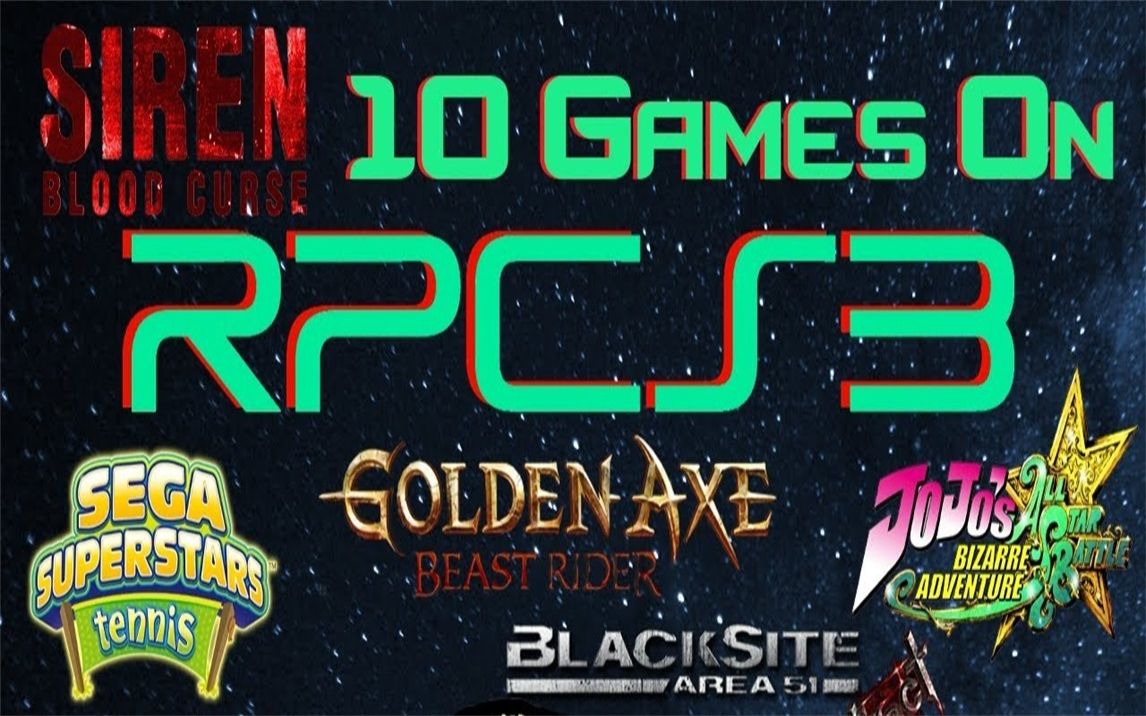 RPCS3（PS3模拟器）1440P分辨率测试，共10款游戏 RTX 3070 + i9-9900K 5Ghz 1080P视频_哔哩哔哩 ...