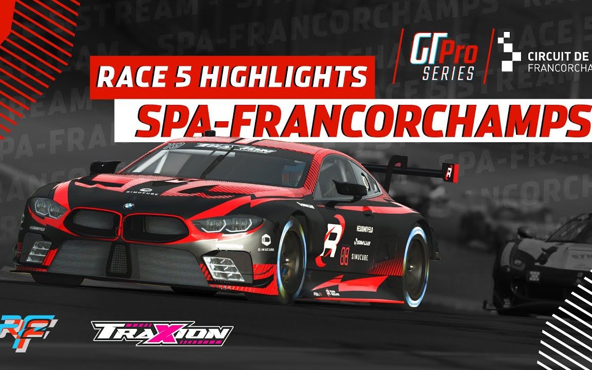 rFactor 2 | GT Pro Series 4, Round 5 - Spa-Francorchamps集锦