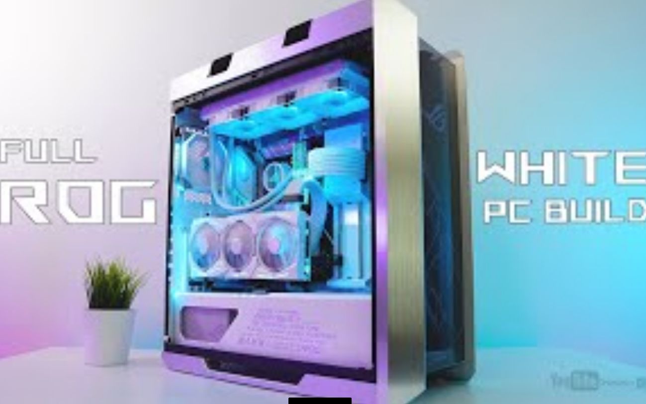 【Xtian C】20系最后的狂欢！预算3W人民币的顶级白色ROG套装 10900K+RTX2080 TI 全白一体水冷游戏PC 延时装机_哔 ...