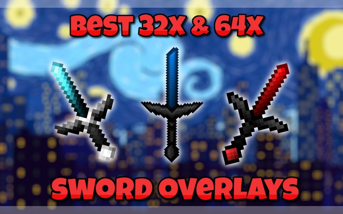 超级牛逼的32x和64x剑的覆盖包发布！（BEST 32x & 64x Sword Overlays） - 视频下载 Video Downloader