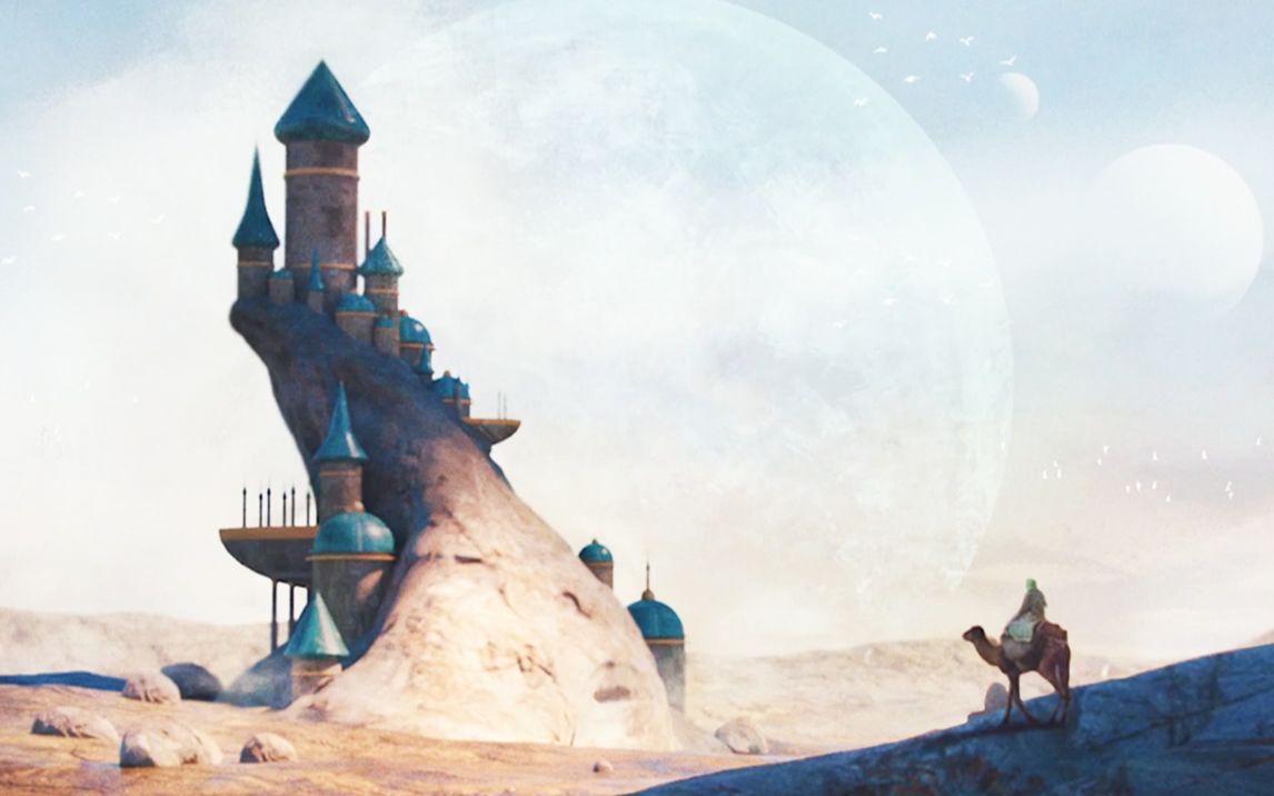 【Blender】概念艺术-外星人城堡-Alien Castle-Concept art-Osvaldo Pasillas_哔哩哔哩_bilibili