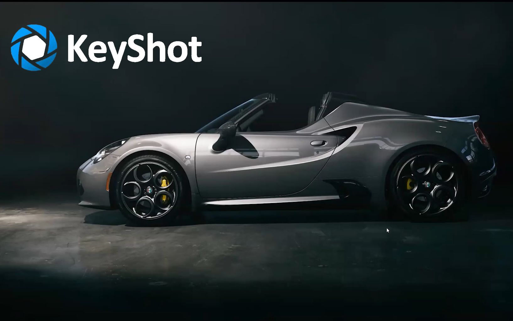 KeyShot中的先进汽车材料和照明_哔哩哔哩_bilibili