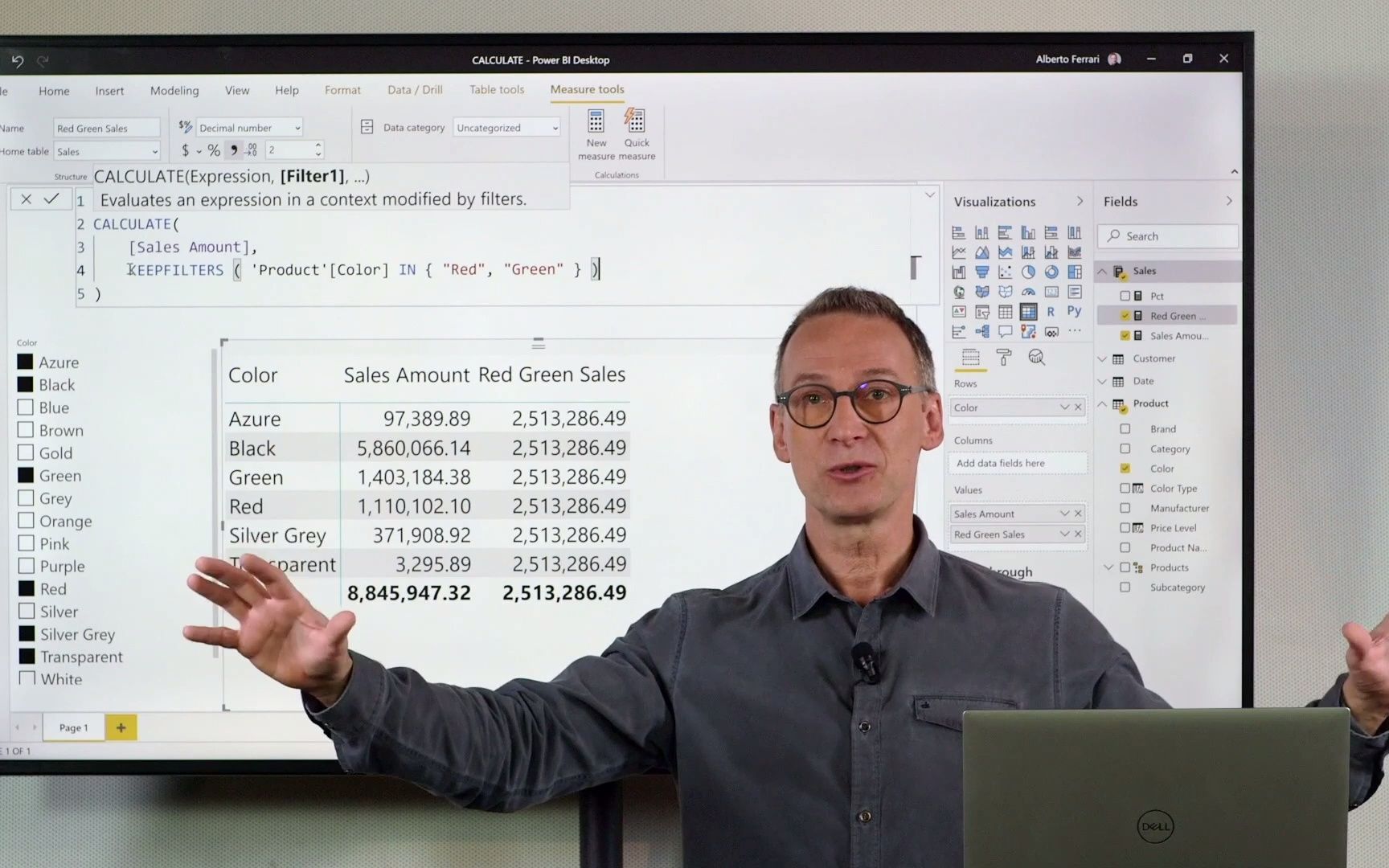 CALCULATE In DAX 08 Add Filters Using 