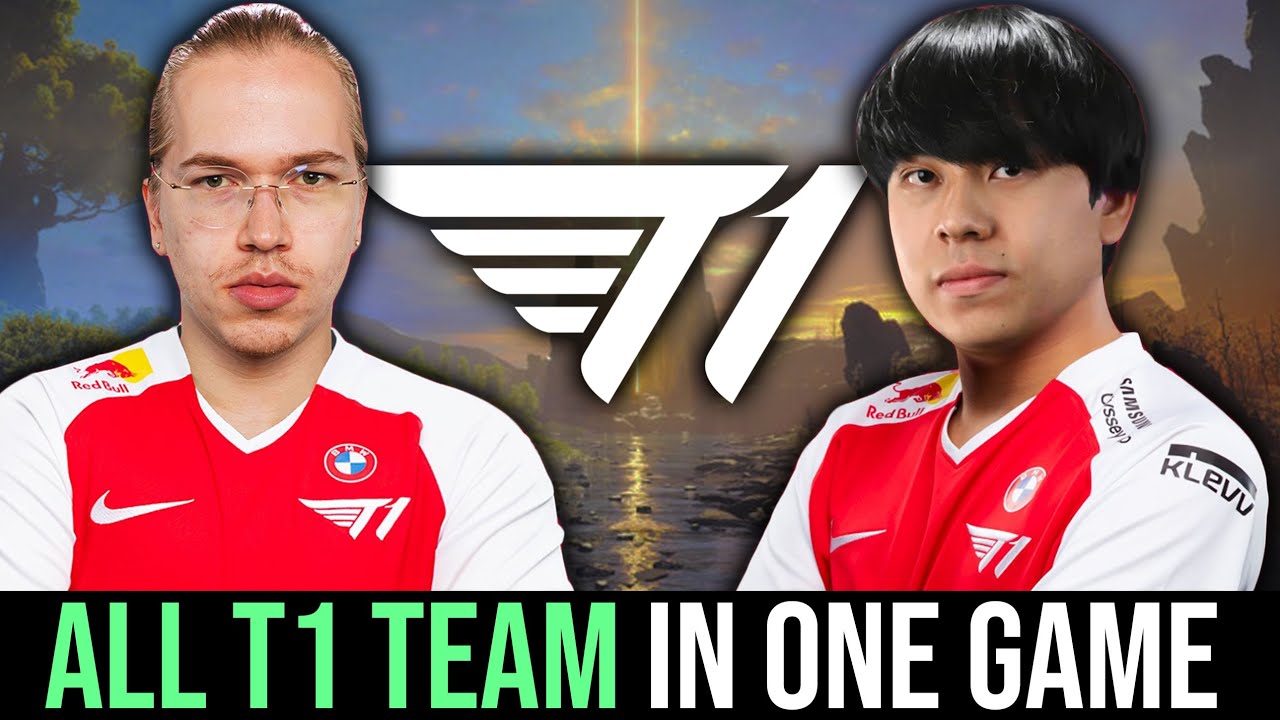 ALL T1 Roster in ONE GAME — Ana, Topson, Kuku, Xepher, Whitemon_DOTA2