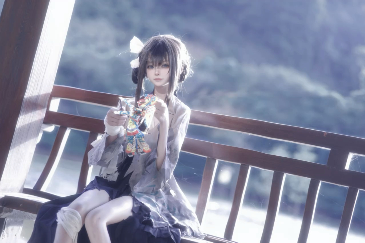 【饿殍：明末千里行】初中生cos的满穗正片 - 哔哩哔哩