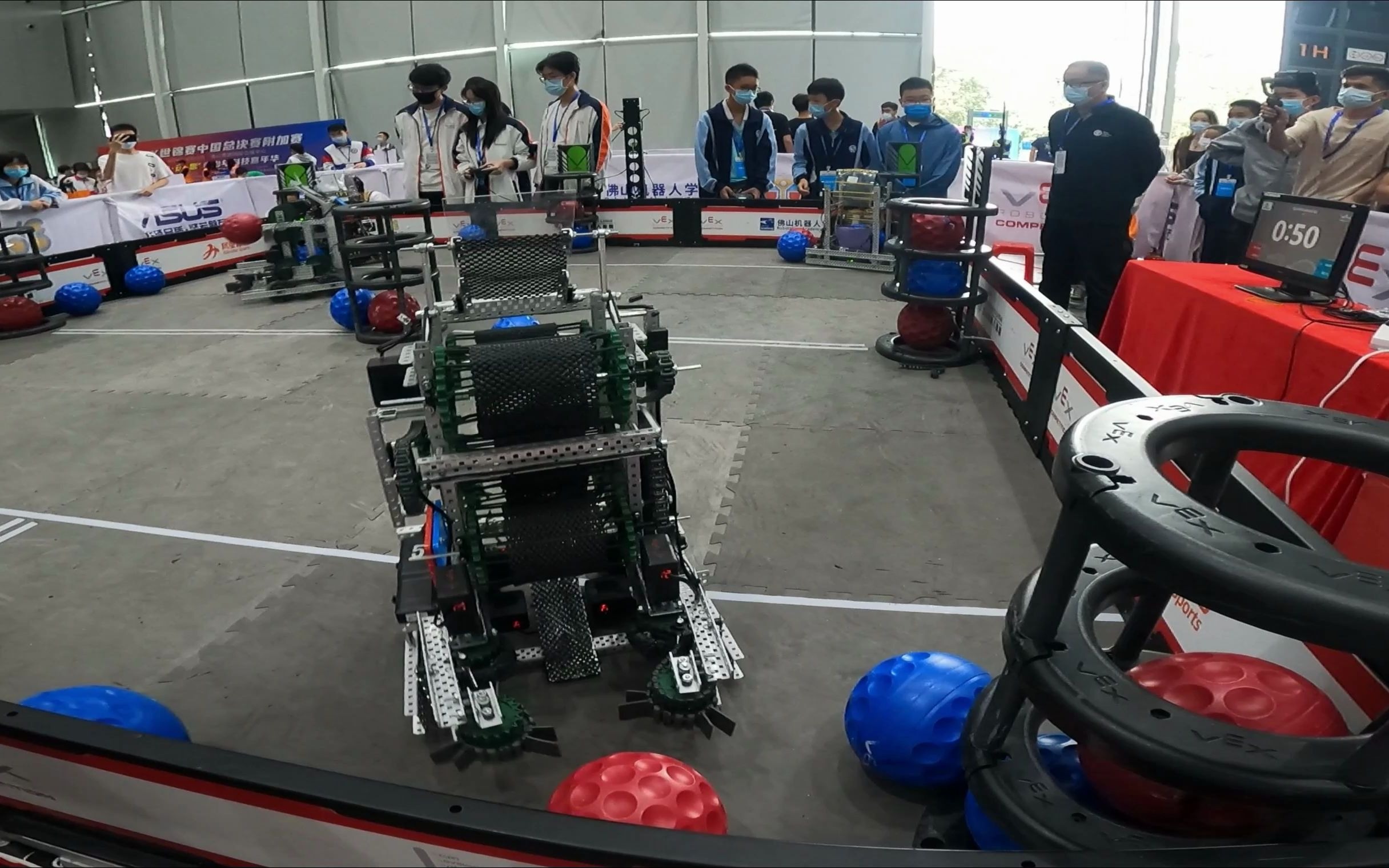 2020广东佛山VEX中国总决赛之高中组第62场 88613B 13800A 对阵 546B 7617C_哔哩哔哩_bilibili