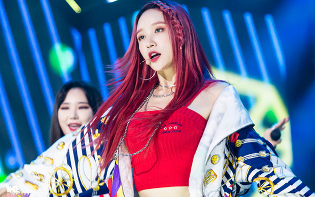 【EXID】《LADY》THE SHOW现场+一位受赏安可180410_哔哩哔哩_bilibili