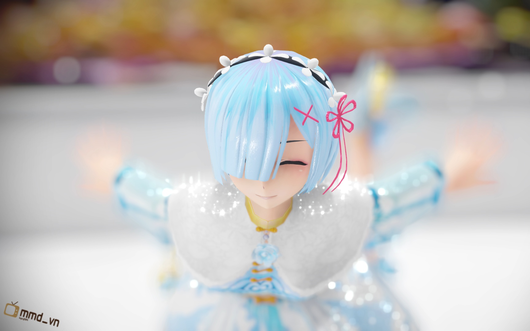[MMD] DEEP BLUE TOWN - REM_哔哩哔哩_bilibili
