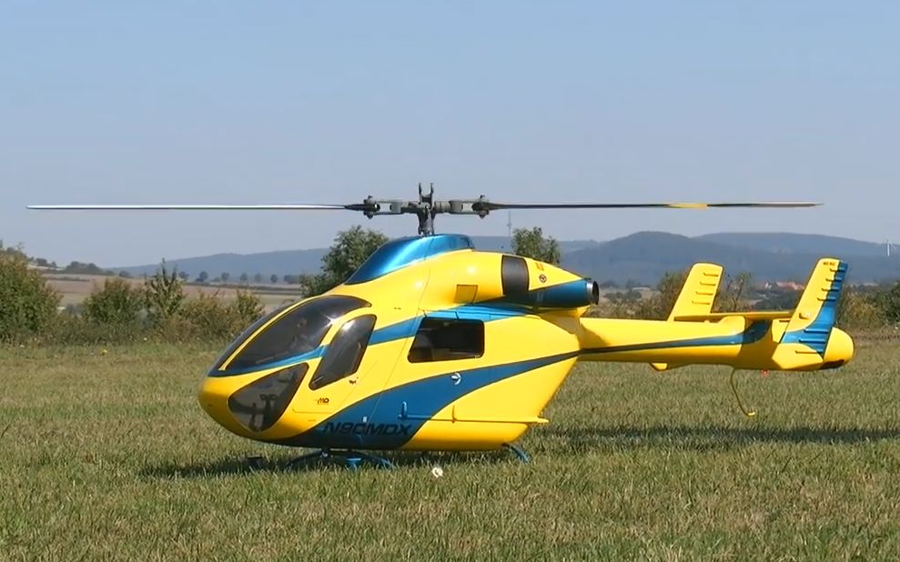 【RC航模】MD-902 一架没有尾桨的直升机~_哔哩哔哩_bilibili