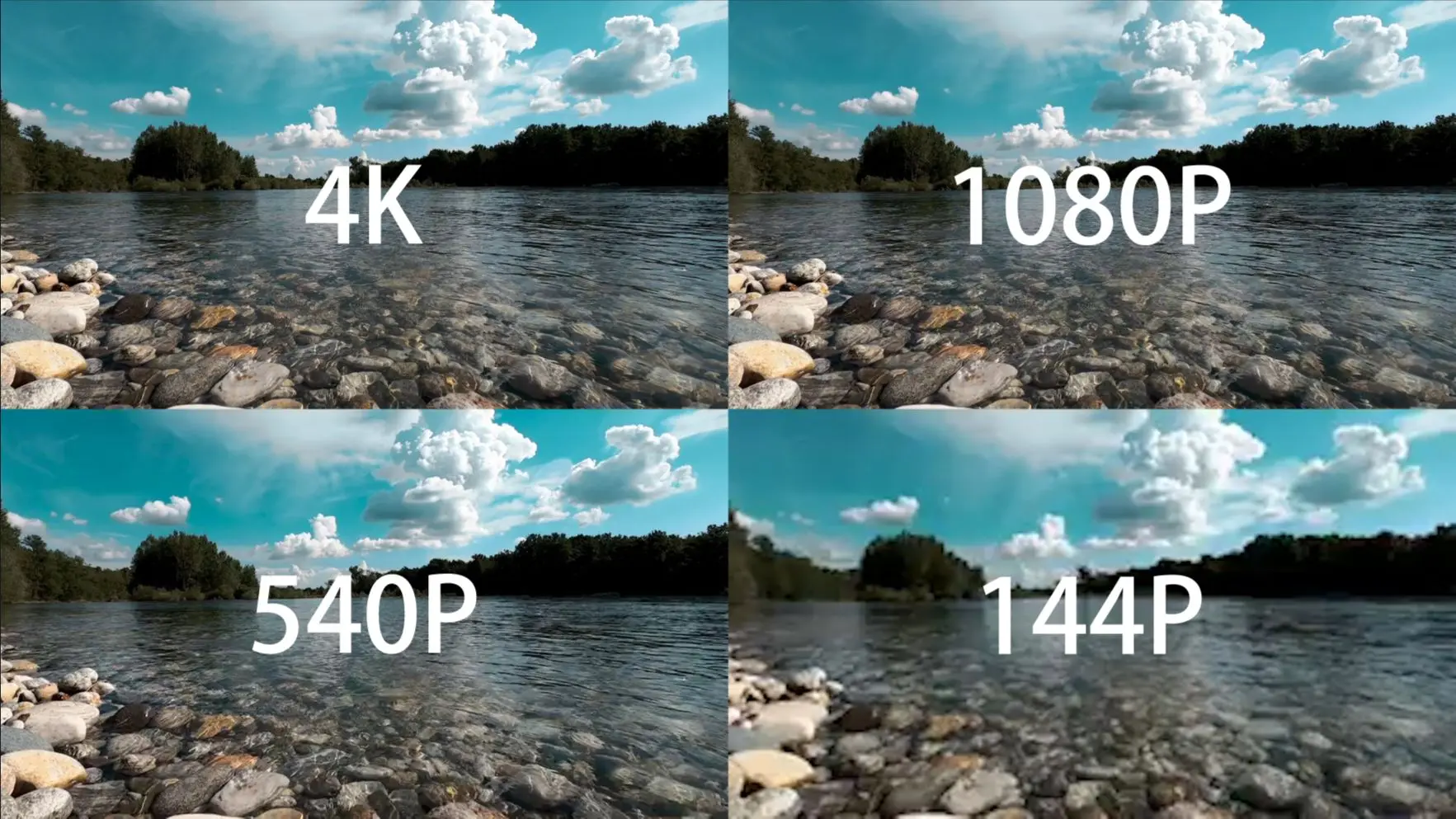 4K到144P画质对比_哔哩哔哩_bilibili