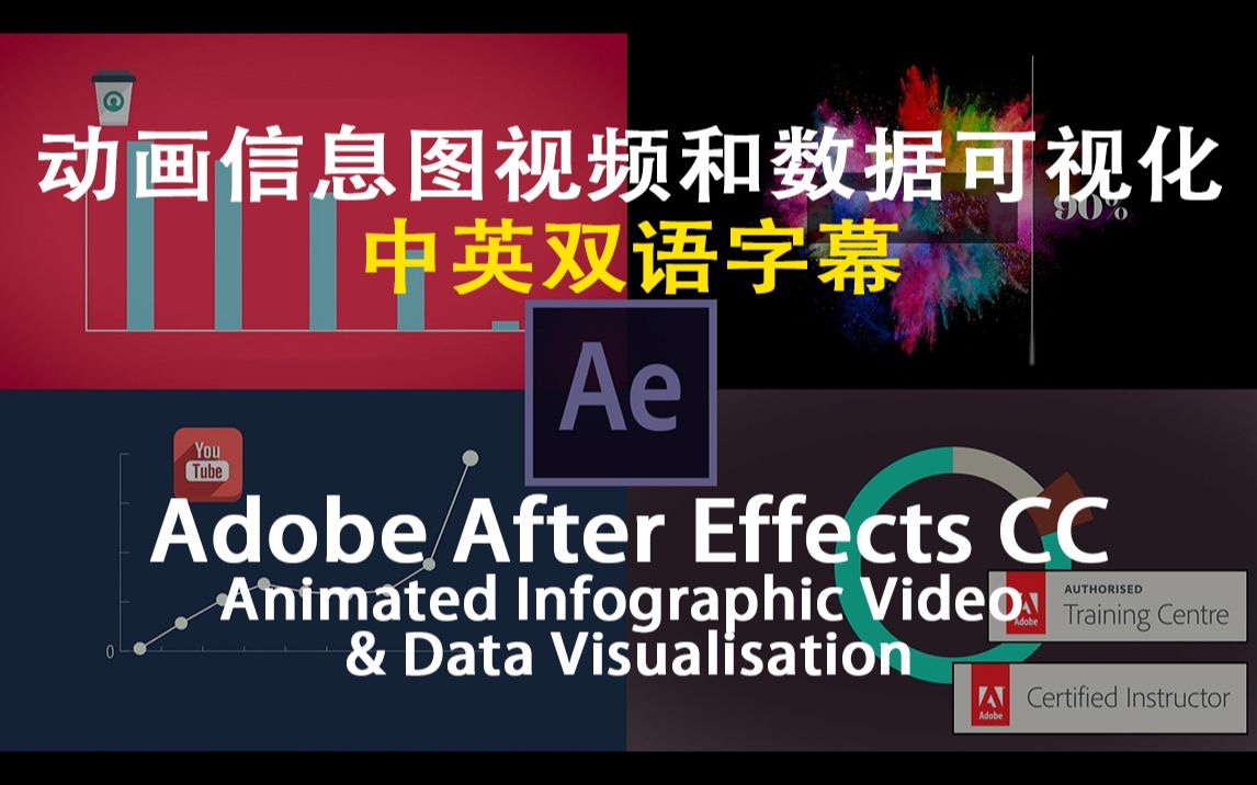 After Effects CC动态信息图视频和数据可视化教程Animated Infographic Video & Data ...