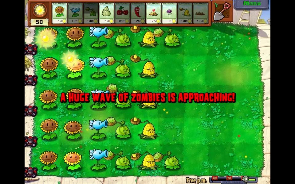 【PVZ】自制系列关卡#Five p.m._哔哩哔哩_bilibili