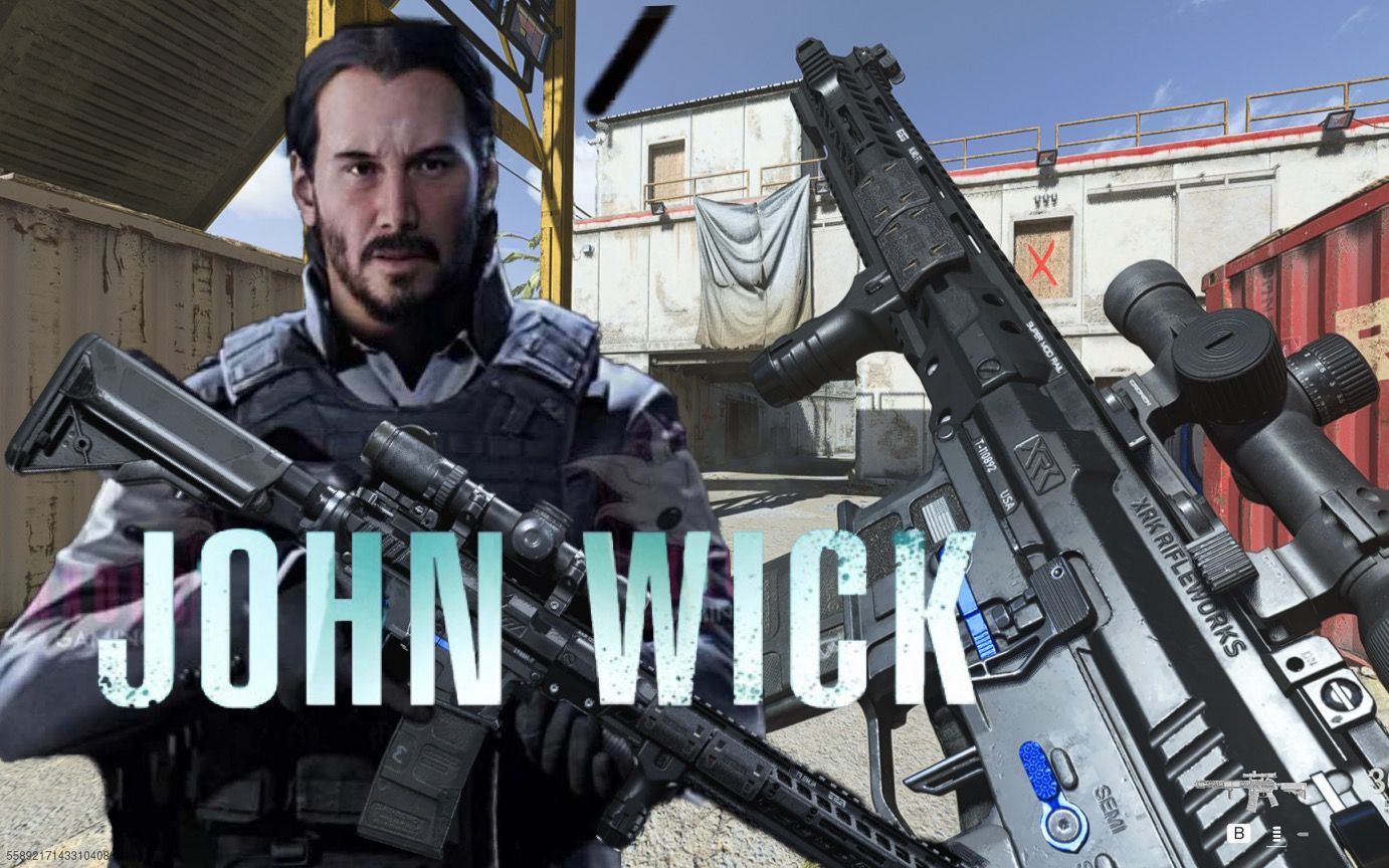【COD16】用JohnWick的AR15使自己破防_COD