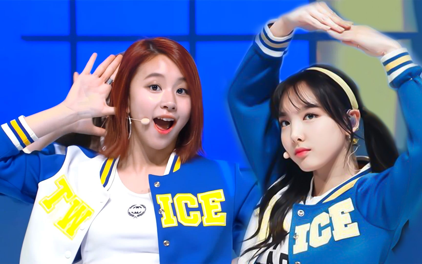 【4K60帧】靠元气也能闯出一片天！TWICE爆火的开始《Cheer Up + Touchdown》160428 MCD回归舞台现场 画质提升 ...