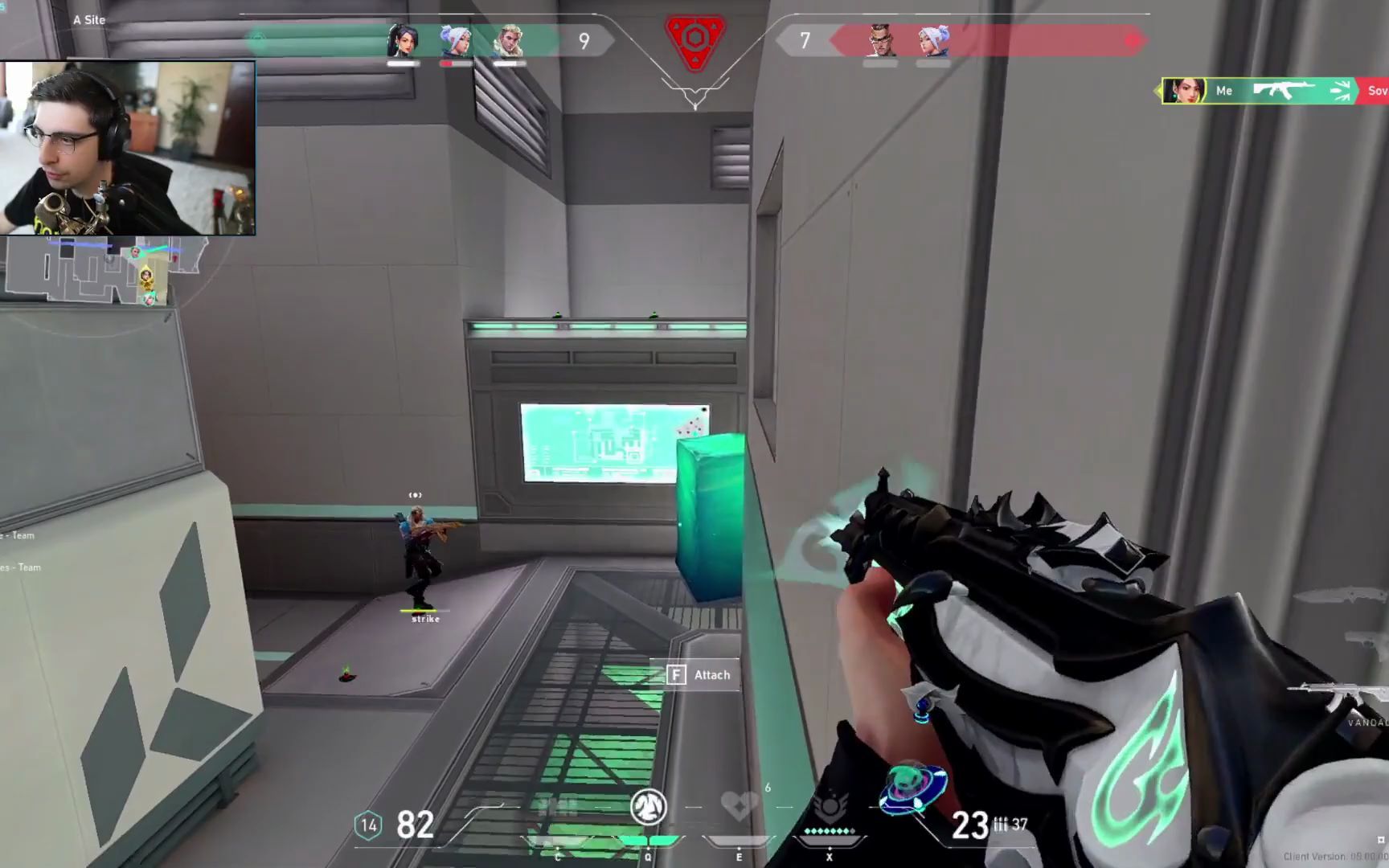 SEN Shroud的这个三杀，大魔王回归？_VALORANT_第一视角