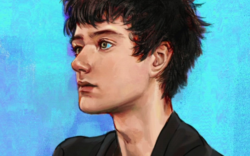 （快速版）斑鸠/Alec Benjamin/歌手肖像画人像练习/procreate人像练习/绘画过程_哔哩哔哩_bilibili
