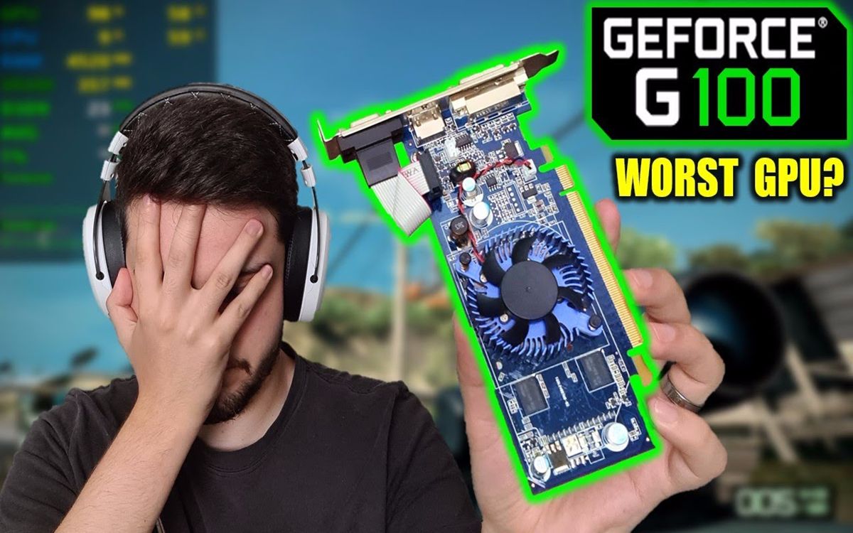 (机翻字幕)GeForce G 100 我测试过的最差的显卡。。。_哔哩哔哩_bilibili
