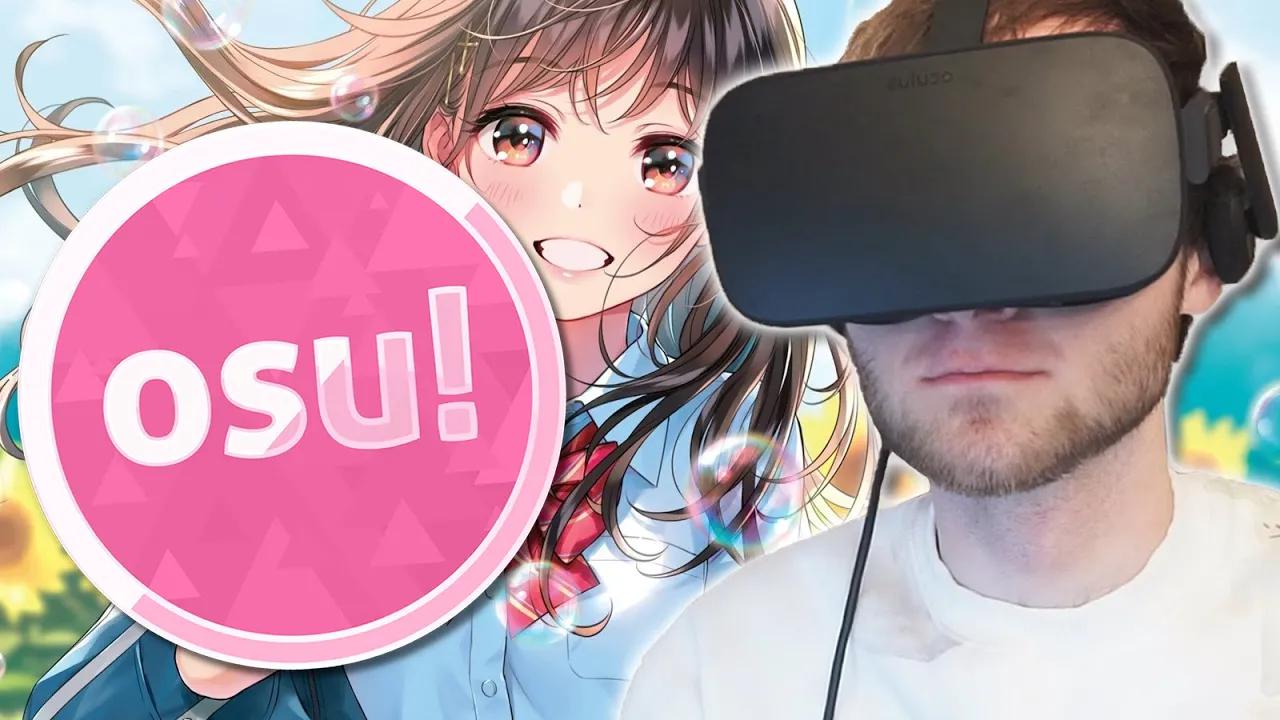 在 VR 中体验 osu!lazer_哔哩哔哩 (゜-゜)つロ 干杯~-bilibili