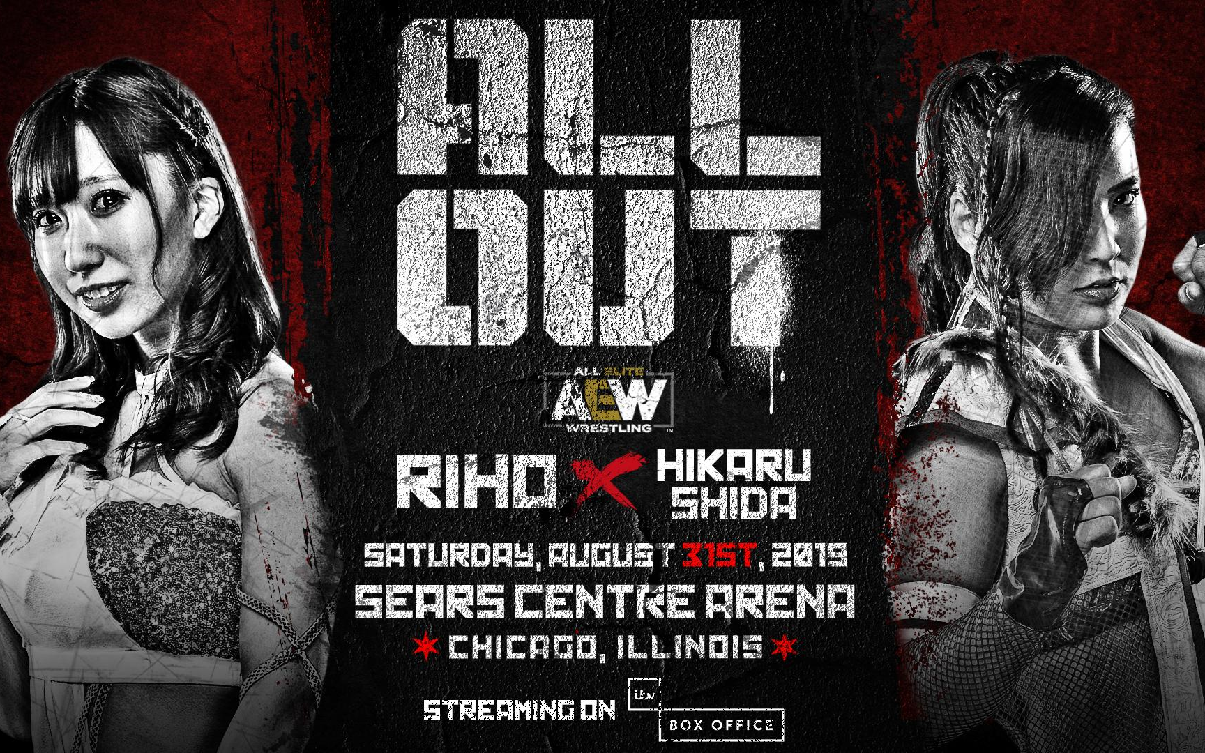 【AEW】2019.09.01 All Out 2019：里布 vs. 志田光（Riho vs. Hikaru Shida）1080P_哔哩哔 ...