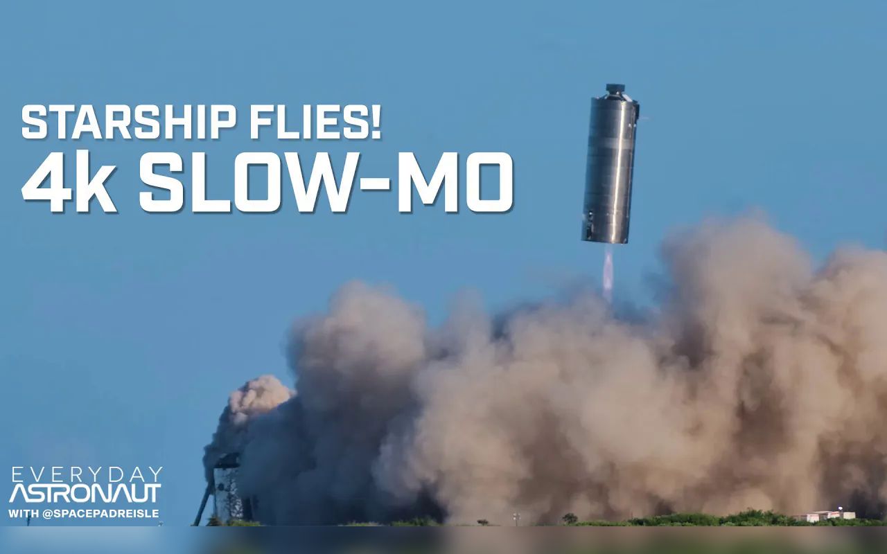 【4K/每日宇航员】Starship SN5 150m跳慢动作画面_Everyday Astronaut_搬运_哔哩哔哩_bilibili
