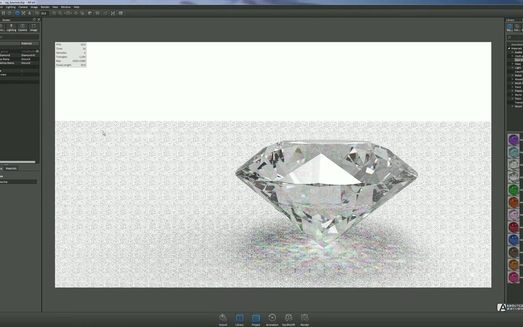 KeyShot渲染钻石视频教学_哔哩哔哩_bilibili