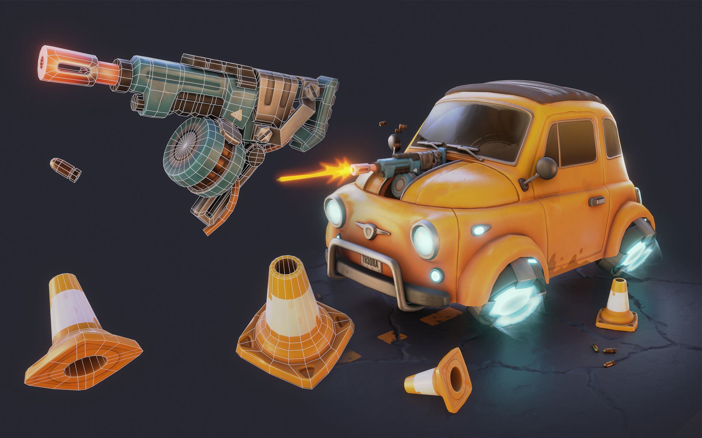 【Substance Painter】 汽车纹理绘制-Texturing Timelaps-Matteo_哔哩哔哩_bilibili