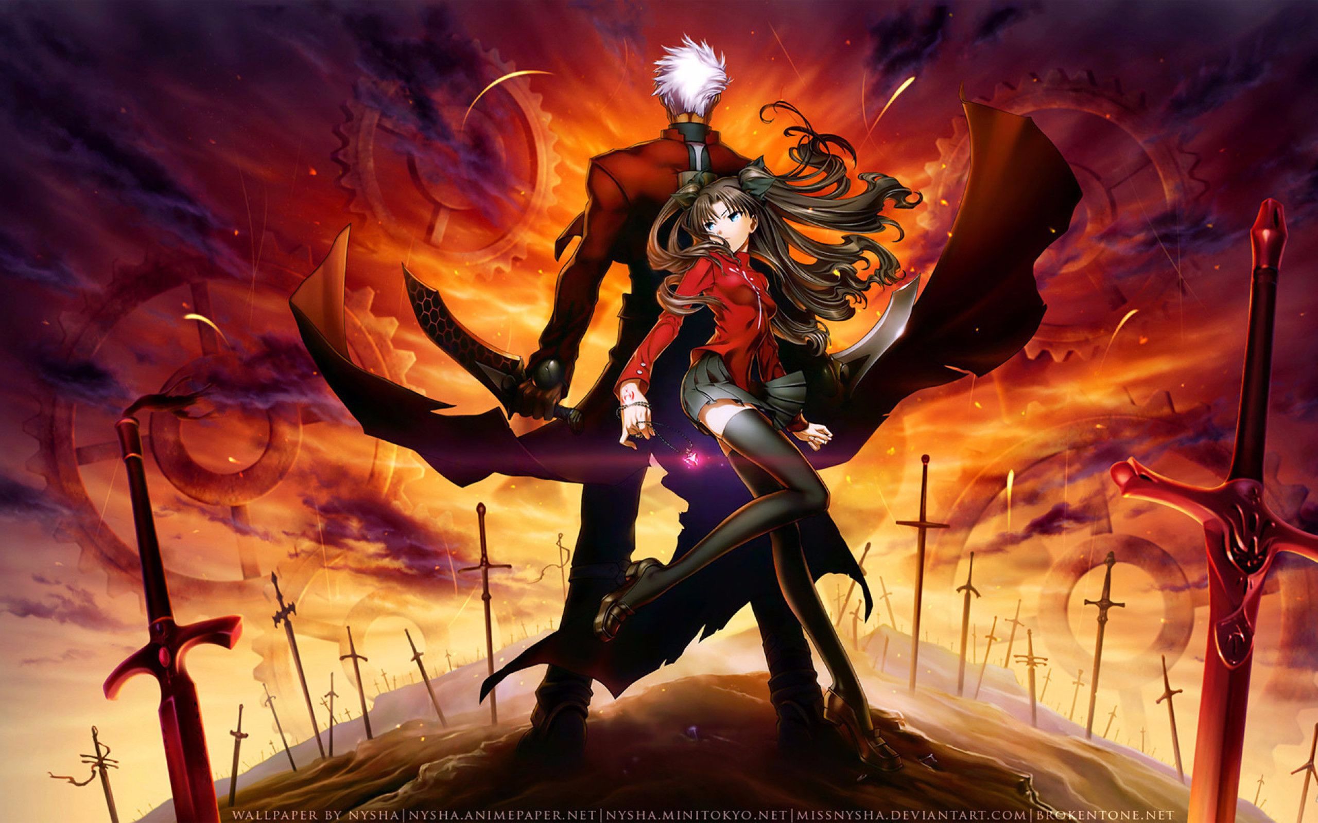 【字符动画】Fate/stay night-UBW-第二季OP_哔哩哔哩_bilibili