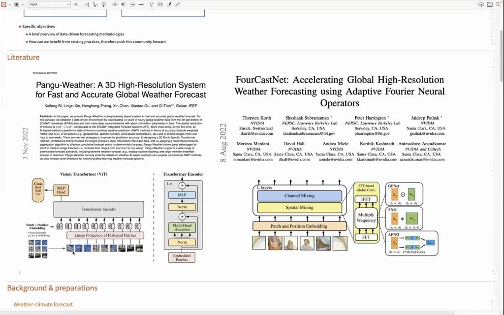 【业界进展】华为盘古天气, Nvidia的FourCastNet, and more.（转自Baoxiang） - 视频下载 Video ...