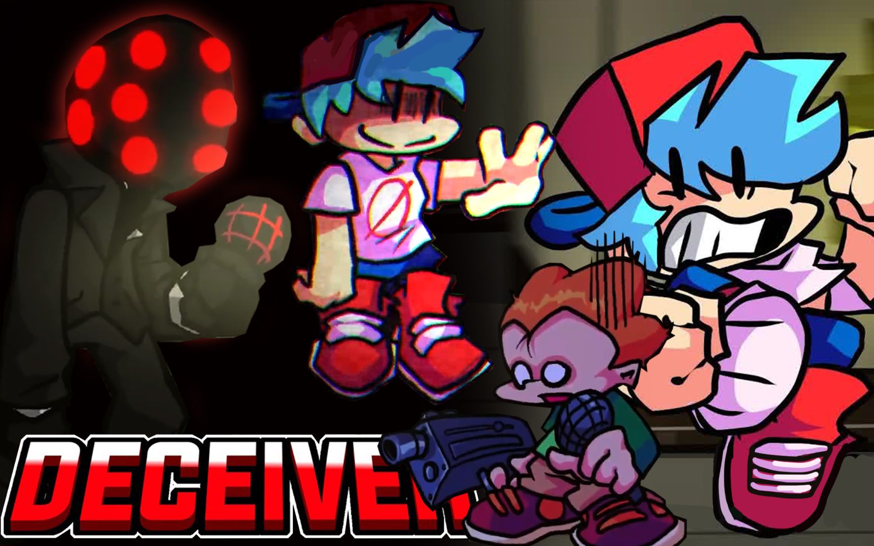 FNF周五夜放克：经典重现，HeV 版 BF（1-7周）