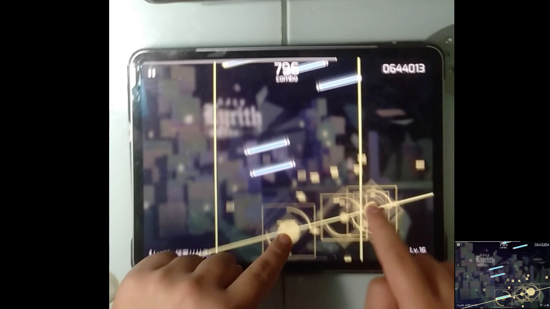 Phigros新魔王-Lyrith -迷宮リリス-（AT16）-双指All Perfect！！！_哔哩哔哩_bilibili