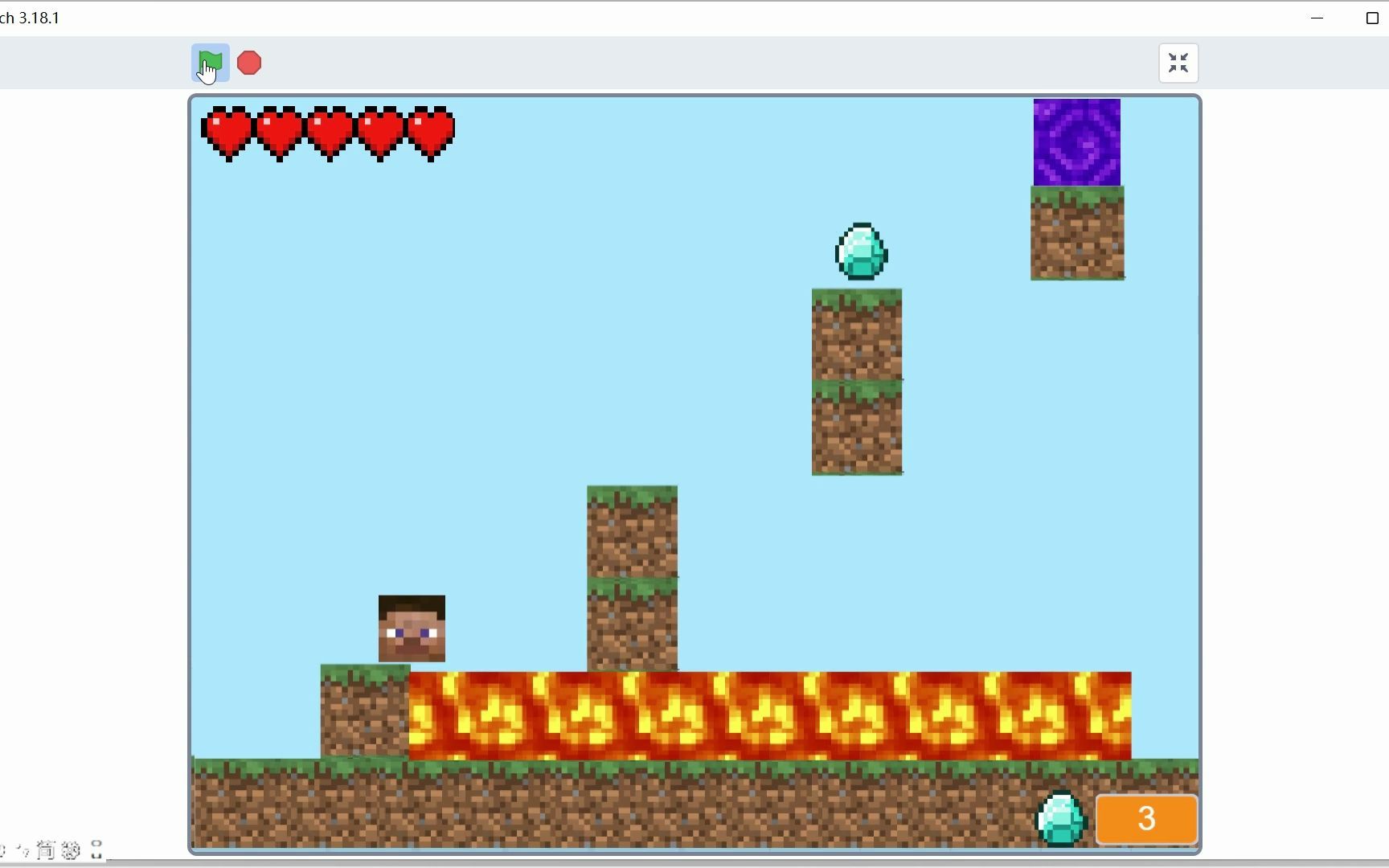 【scratch技巧】学习用Scratch做一个3D版我的世界