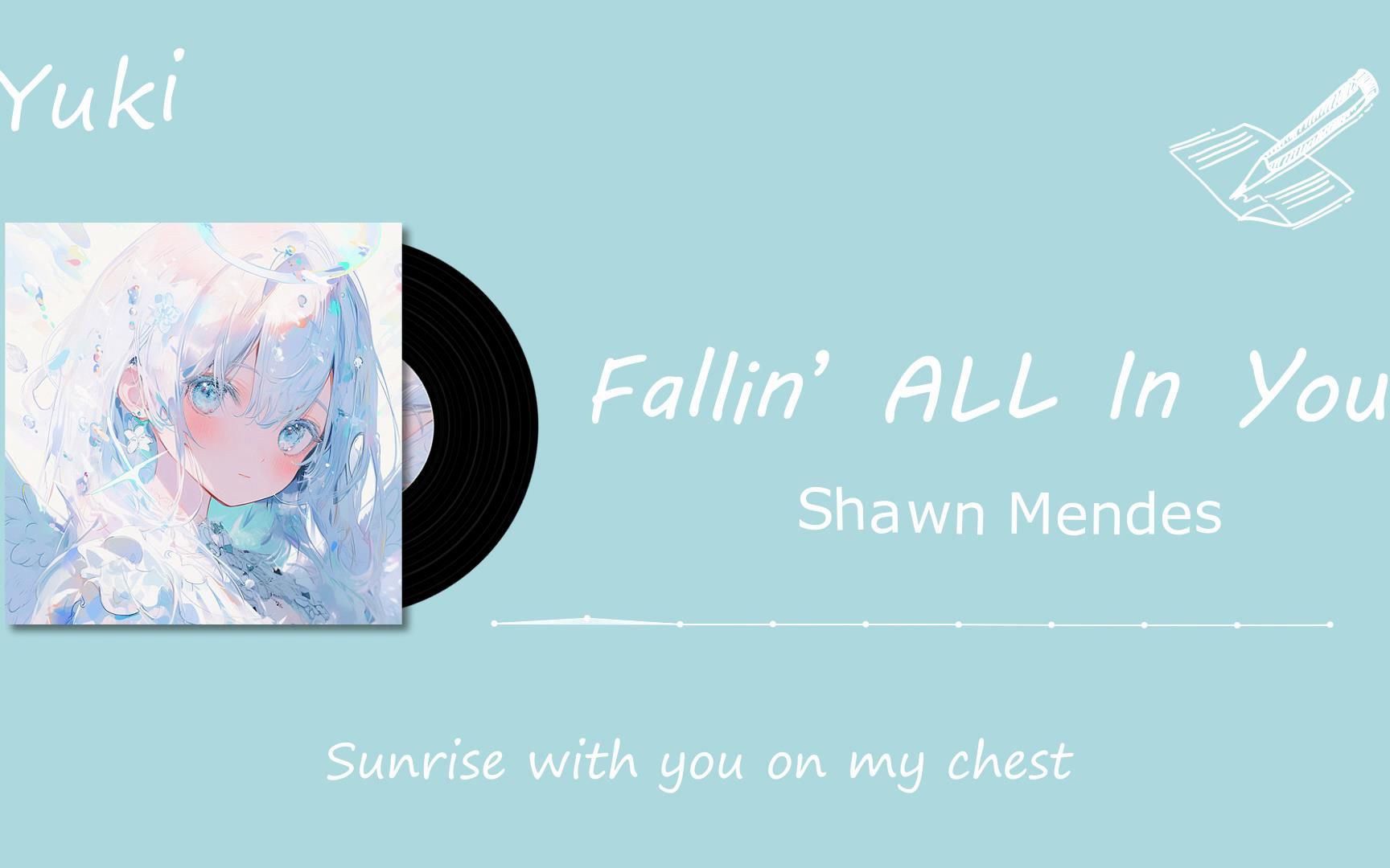 “怎么会有像天使一般甜的歌呀”| 《Fallin' All In You》| 日推歌单-Yuki_可依-Yuki_可依-哔哩哔哩视频