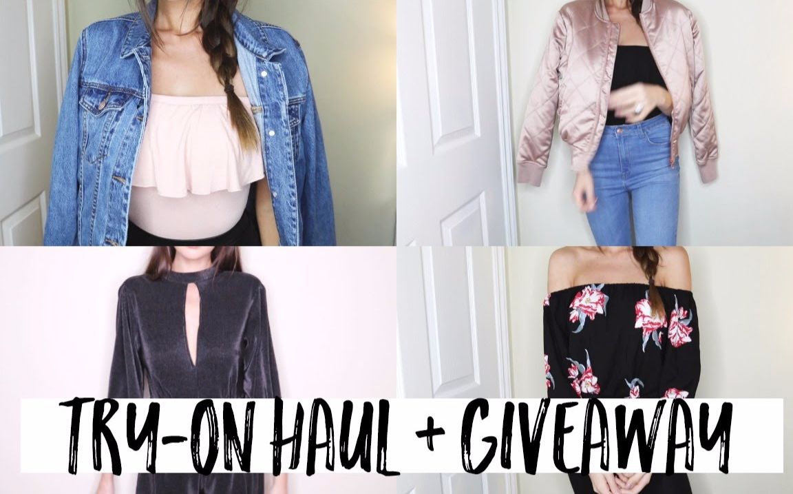 Jess Conte-170121|MASSIVE TRY-ON HAUL|YouTube美妆 油管搬运 欧美妆容教程 穿搭教程_哔哩哔哩 ...