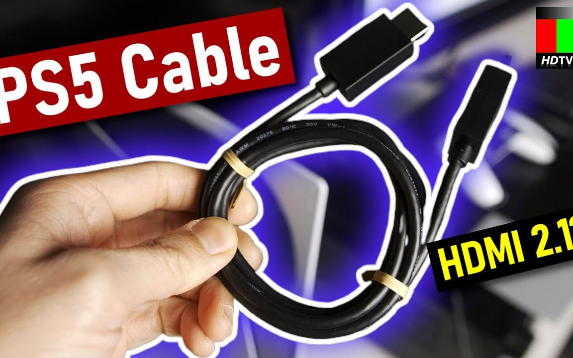 PS5附赠HDMI线规格测试_哔哩哔哩_bilibili