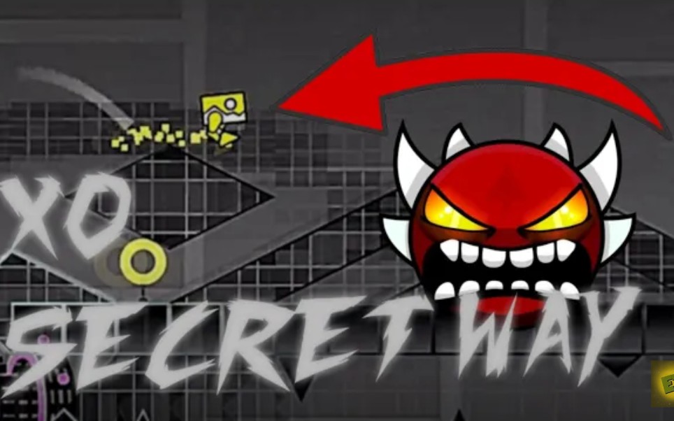 [几何冲刺/转载]啥? Krmal巨作XO居然有Secret way(持续更新/P3)_哔哩哔哩_bilibili