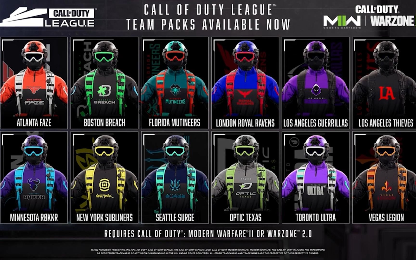 选择你的战队/使命召唤19全CDL武器迷彩和人物局内展示!