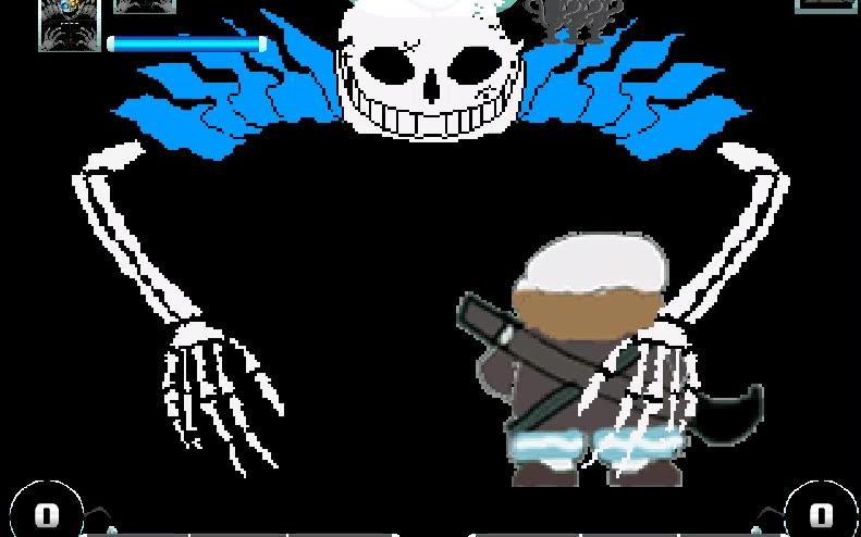 [MUGEN] Ultra sansX3 VS Ink sanesss_哔哩哔哩_bilibili