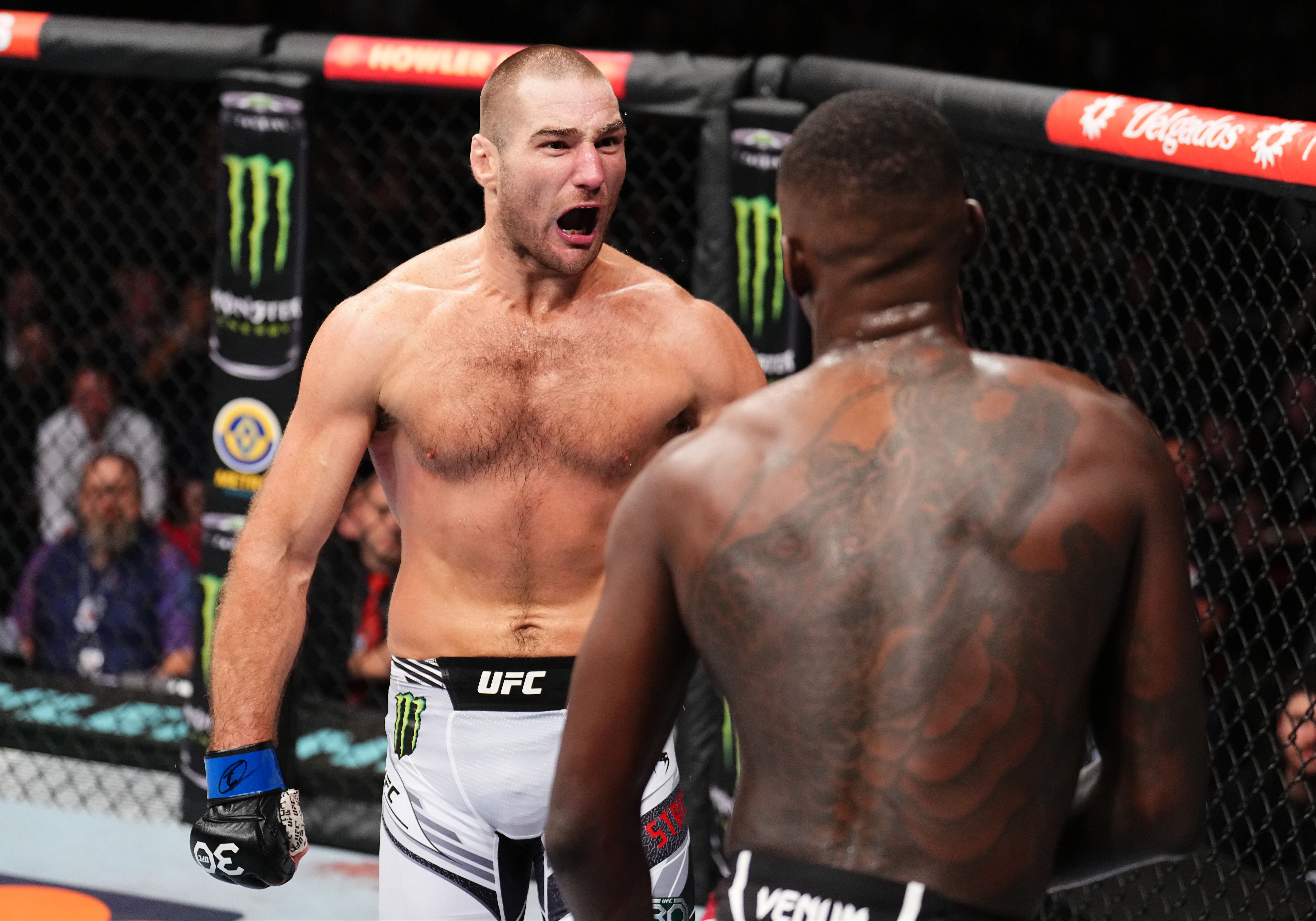 【UFC冠军战】天羽屠龙舞！肖恩-斯特里克兰 VS 伊斯瑞尔-阿迪萨亚-UFC终极格斗冠军赛-UFC终极格斗冠军赛-哔哩哔哩视频