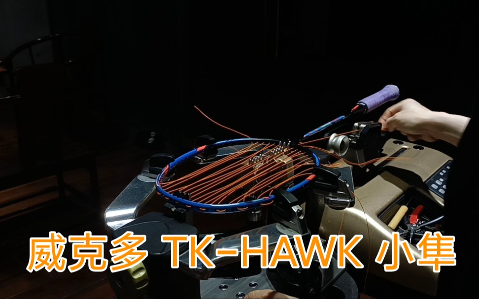 威克多羽毛球拍 TK-HAWK 小隼 猎鹰 羽毛球拍穿线 Victor vbs66n_哔哩哔哩_bilibili