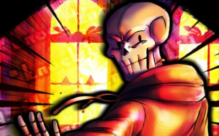 【Underswap/Revenge】Papyrus手绘"Striking the Demon Down"